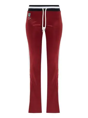 Off-White Track Pants With Side Stripes - Burgundy