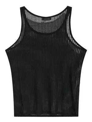 ANINE BING Eugene Sleeveless Top - Black