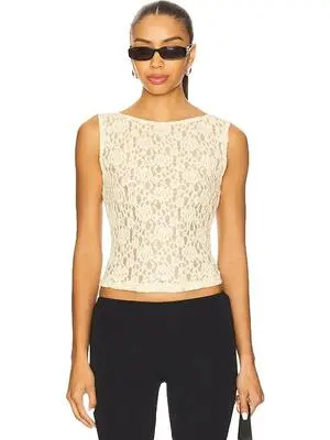L'ACADEMIE L'Academie Ayden Lace Top