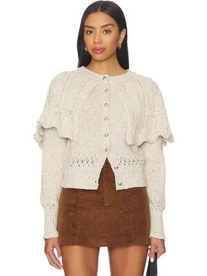 Free People Bali Cape May Sweater - Natural Combo