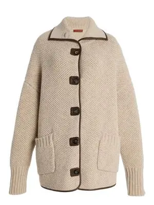 Altuzarra Llewellyn Merino Wool Knit Jacket - Ivory
