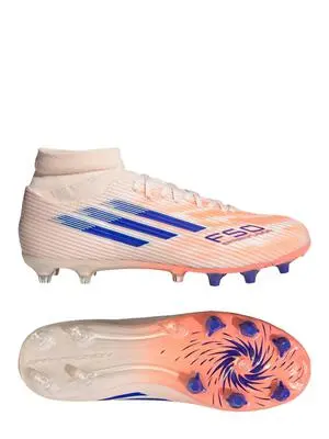 Adidas F50 Sparkfusion League Firm Ground/artificial Grass Cleats - Bliss Orange / Lucid Blue / Beam Orange