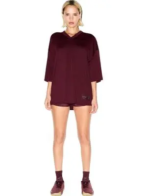 SKIMS V-neck Oversized Top - Currant