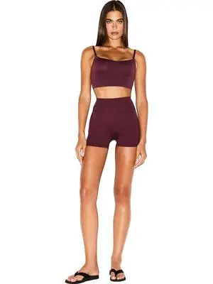 SKIMS Nike Matte Cami Bra Top Currant