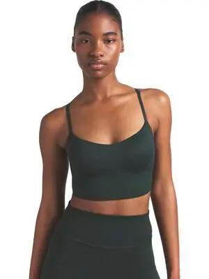SKIMS Nike Matte Cami Bra Top Dark Teal