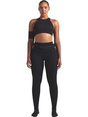 SKIMS Nike Matte High Neck Bra Obsidian