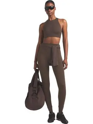 SKIMS Nike Matte 29 Inch Legging Dark Sepia
