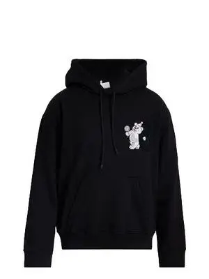 MAISON MARGIELA Cotton Fleece Hoodie - Black