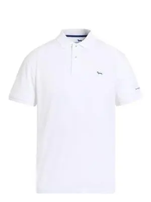 HARMONT & BLAINE Polo Shirt Size Cotton - White