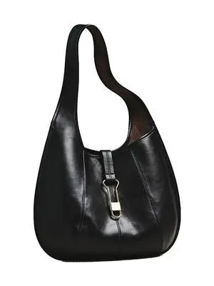 Dolce Vita Nova Leather Buckle Tote - Black