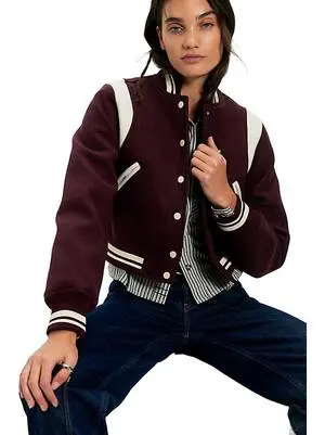 Blanknyc Smart Move Jacket Wine