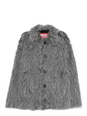 DIESEL® Faux-fur Jacket - Grey