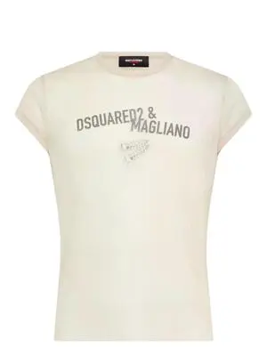 Dsquared2 X Magliano Sheer T-shirt - Neutrals