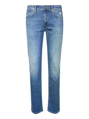 ROY ROGER'S Logo-patch Jeans - Blue