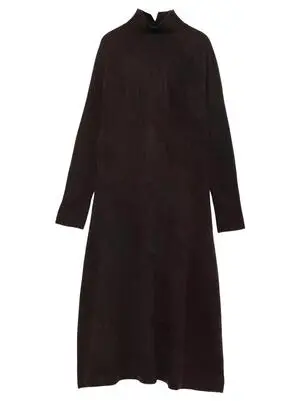 Antonelli Firenze High-neck Knit Dress - Brown