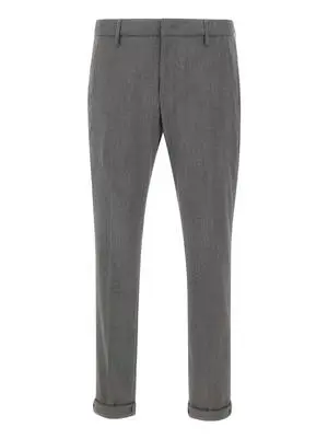 DONDUP Straight-leg Trousers - Grey