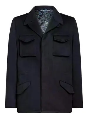 ETRO Flap-Pocket Cashmere Jacket