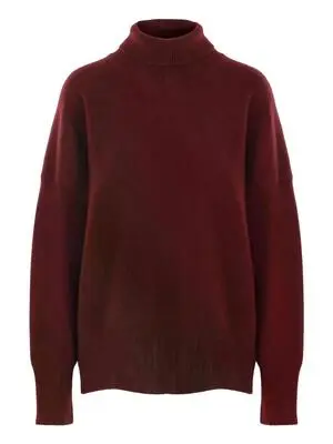 RÓHE Roll-neck Sweater - Red