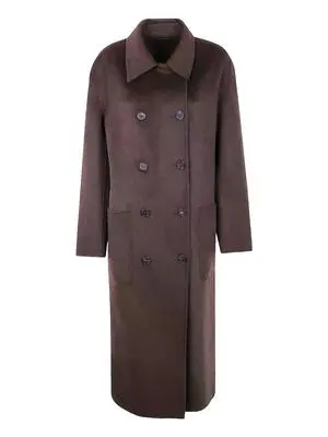 Filippa K Double-breasted Wool Coat - Brown