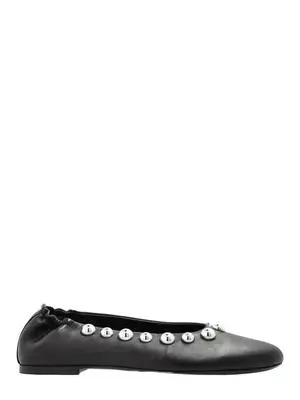 IRO PARIS Studded Ballet Flats - Black