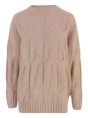 ALLUDE Cable-knit Jumper - Neutrals