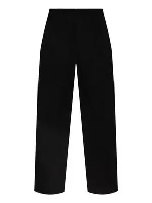 Maison Kitsuné Logo-patch Pants - Black