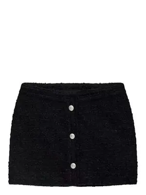 MISBHV Bouclé Mini Skirt - Black