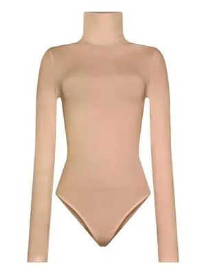 Wolford Turtleneck Long-sleeve Bodysuit - Neutrals