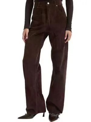 HAIKURE Corduroy Trousers - Brown
