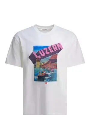 VIETTI MERCHANDISE Luzern Graphic-print T-shirt - White