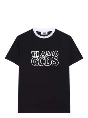 Gcds Logo-print T-shirt - Black