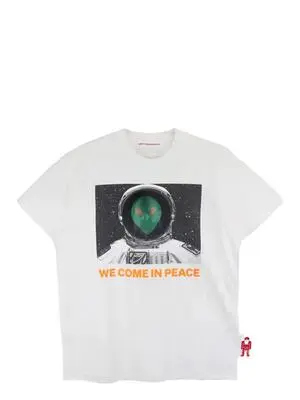 WALTER VAN BEIRENDONCK W-space T-shirt - Neutrals
