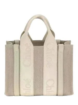 Chloé Small Woody Tote Neutrals