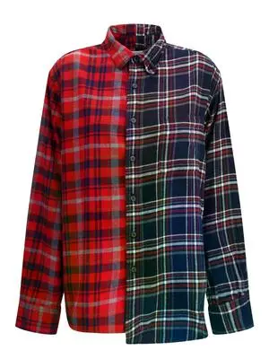 E.L.V. DENIM Marta Shirt - Red