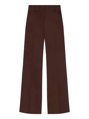MISCI Flared Trousers - Brown