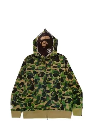 A BATHING APE Zip-up Hoodie - Green
