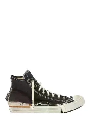 MAISON MARGIELA Distressed High-top Sneakers - Black