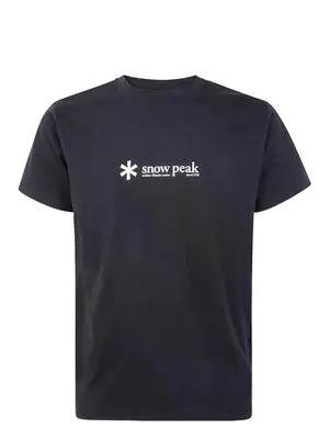 SNOW PEAK Logo-print T-shirt - Black