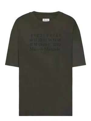 MAISON MARGIELA Numeric-logo T-shirt - Grey