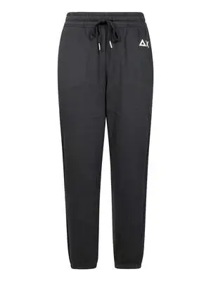 SUN 68 Cotton Fleece Track Pants - Blue