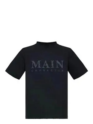 Balenciaga Graphic-print T-shirt - Black