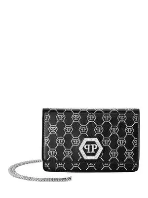 Philipp Plein Monogram Chain-strap Shoulder Bag - Black
