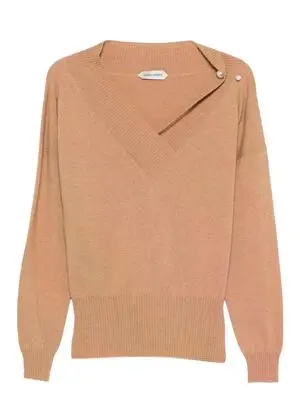 Alberta Ferretti V-neck Sweater - Brown