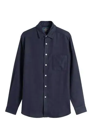 Portuguese Flannel Teca Flannel Shirt - Navy