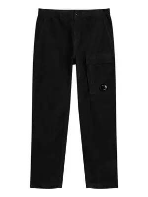 C.P. COMPANY Corduroy Lens Cargo Pant - Black