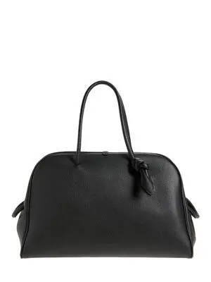 Jacquemus Le Grand Turismo Leather Bowling Bag - Black