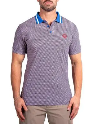 MACEOO Ascension Stretch Nylon Polo - Purple Multi