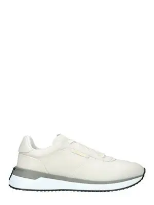 FERRAGAMO Leather Low-top Sneakers - White