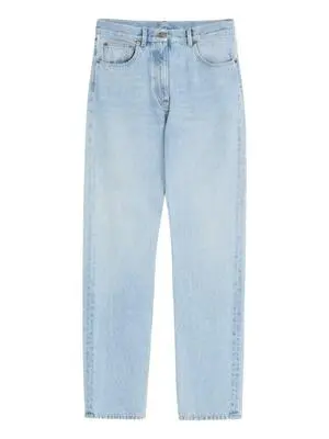 Valentino Garavani Mid-rise Straight Leg Jeans - Blue