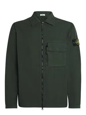 Stone Island Canvas Jacket - Green
